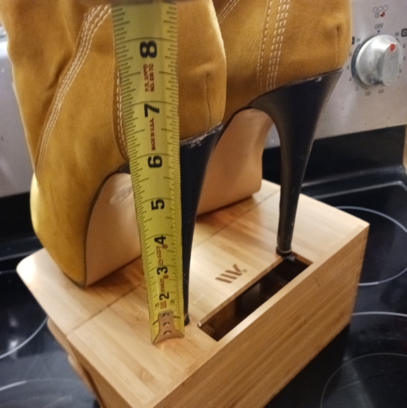 NO BRAND | Shoes | Platform High Heel Lace Up Ankle Boots Size 4 Fake ...